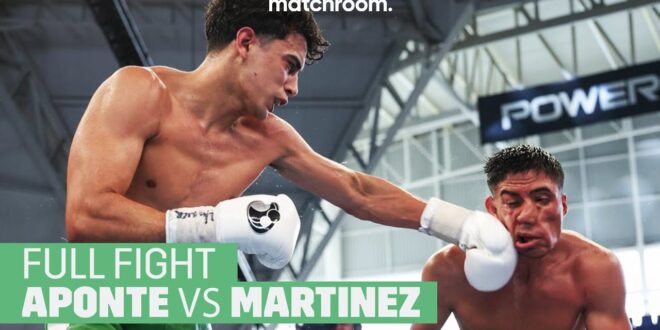 Aaron Aponte vs Leo Leon Martinez (Kyoguchi vs Bermudez Undercard ...