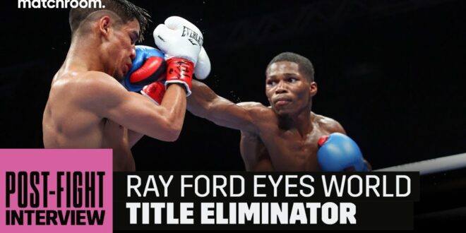 "My jab controlled the fight!" – Raymond Ford wins second pro title vs ...