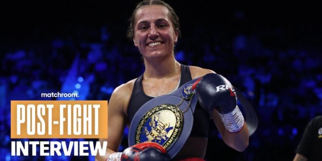 Ellie Scotney wins European & states “I want Cherneka Johnson for IBF ...
