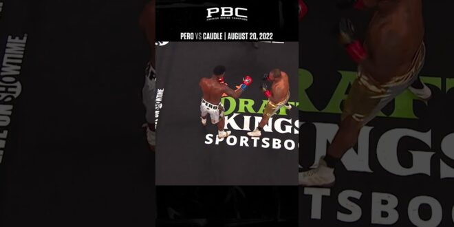 When you see a fighter fall face first, you know he got hit with a BIG ...