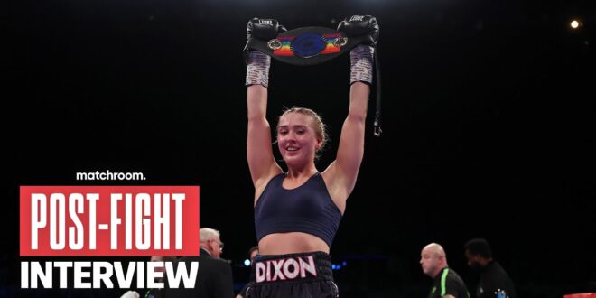 "I hit hard!" – Rhiannon Dixon KO's Wilkinson to win Commonwealth belt ...