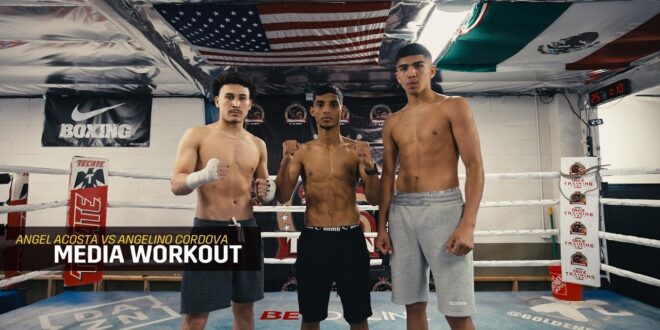 #AcostaCordova Media Workout RECAP!! Angel 'Tito' Acosta, Grant Flores ...