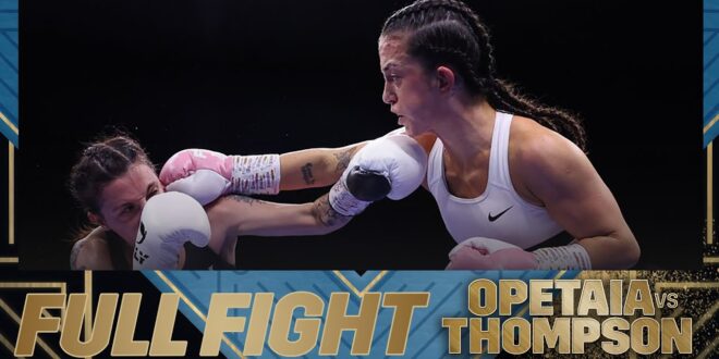 Maiseyrose Courtney vs Martina Bernile: Full Fight (Opetaia vs Thompson ...
