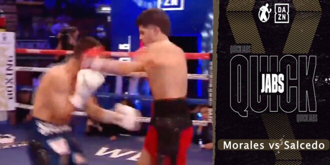 Quick Jabs | Gregory Morales vs Ernesto Salcedo! Both Fighters Go Down ...
