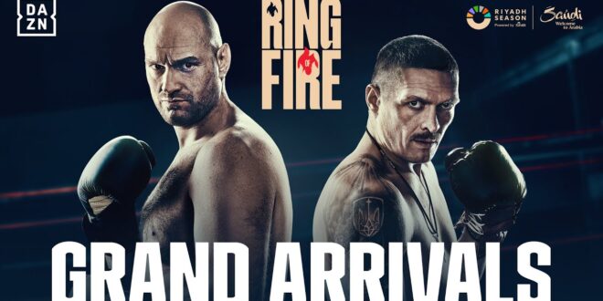 TYSON FURY VS. OLEKSANDR USYK GRAND ARRIVALS LIVESTREAM (RIYADH SEASON ...