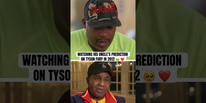 SugarHill watches prediction by Manny Steward on Tyson Fury in 2012 # ...