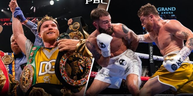 THE MOMENT Canelo Alvarez Became the First -Ever Undisputed Super ...