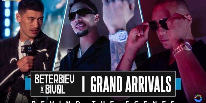 Behind the scenes | Artur Beterbiev vs Dmitry Bivol Grand Arrivals ...