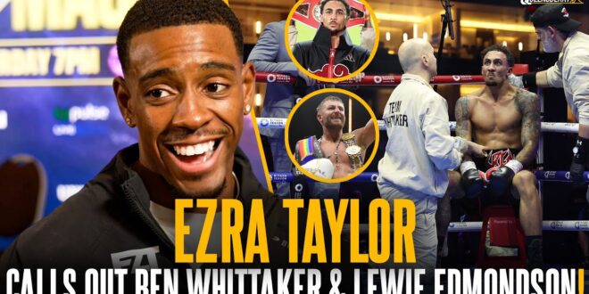 Ezra Taylor on exchange with British Champ Lewie Edmondson & comments ...