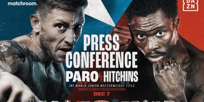 Liam Paro Vs Richardson Hitchins Plus Undercard Press Conference ...