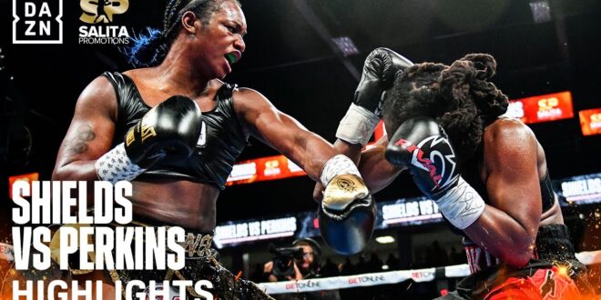 The GWOAT | Claressa Shields vs. Danielle Perkins Fight Highlights ...
