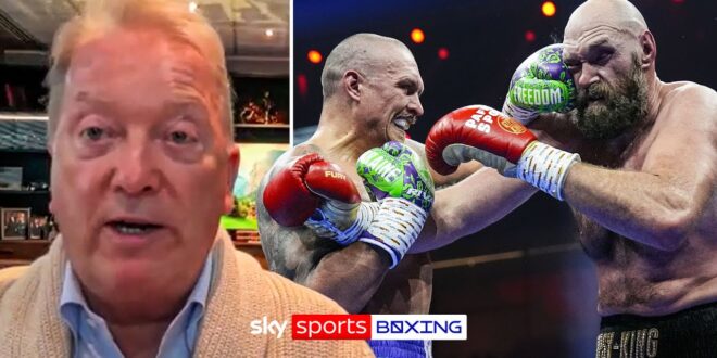 Frank Warren on Oleksandr Usyk, Tyson Fury, Daniel Dubois & Moses ...